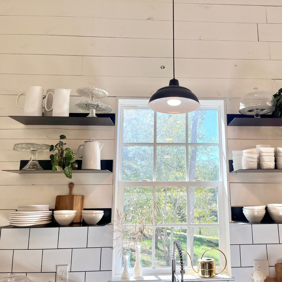 Floating Metal Shelves - Cascade Iron Co