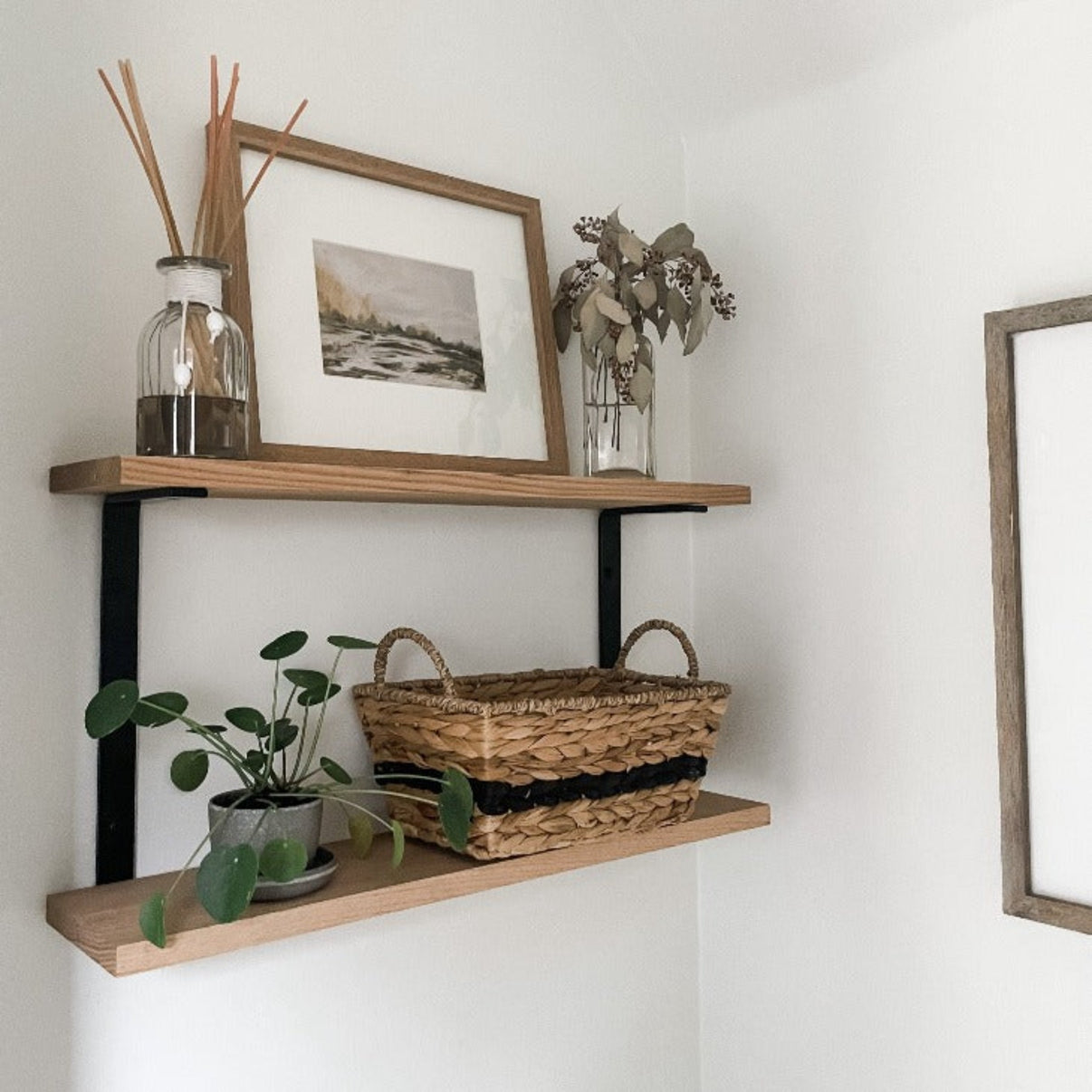 C Bracket for Double Shelves | Cascade Iron Co.